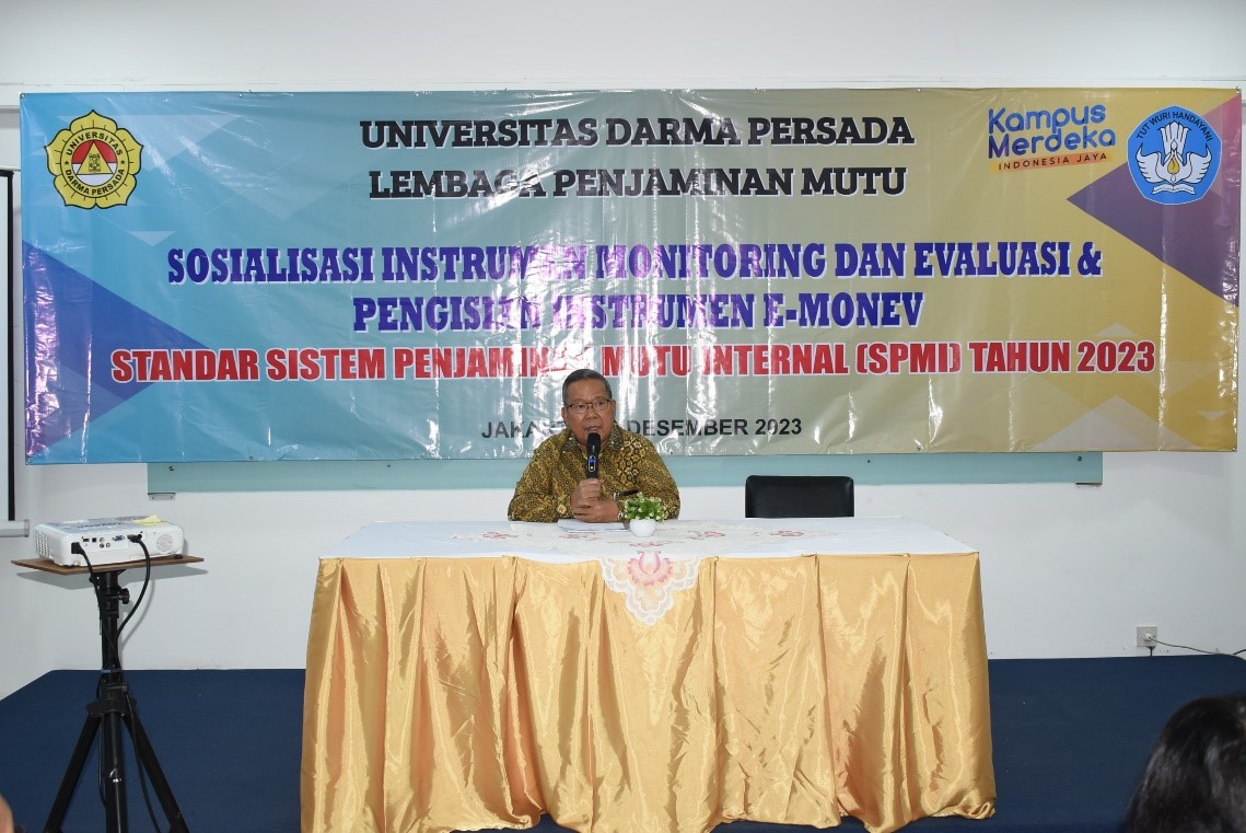 Sosialisasi dan Pengisian Instrumen E-Monev Standar SPMI Tahun 2023 – Lembaga Penjaminan Mutu